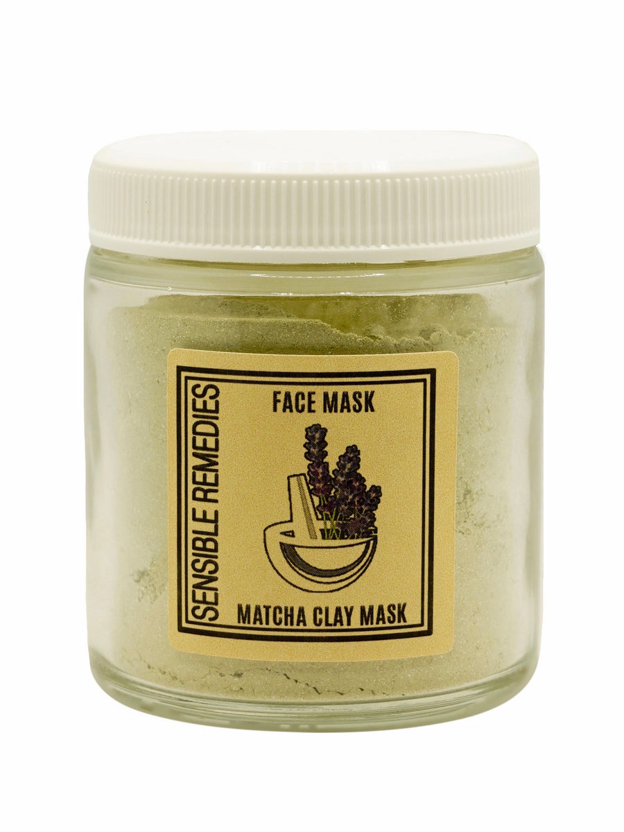 Matcha Clay Mask for Sensitive Skin – Sensible Remedies